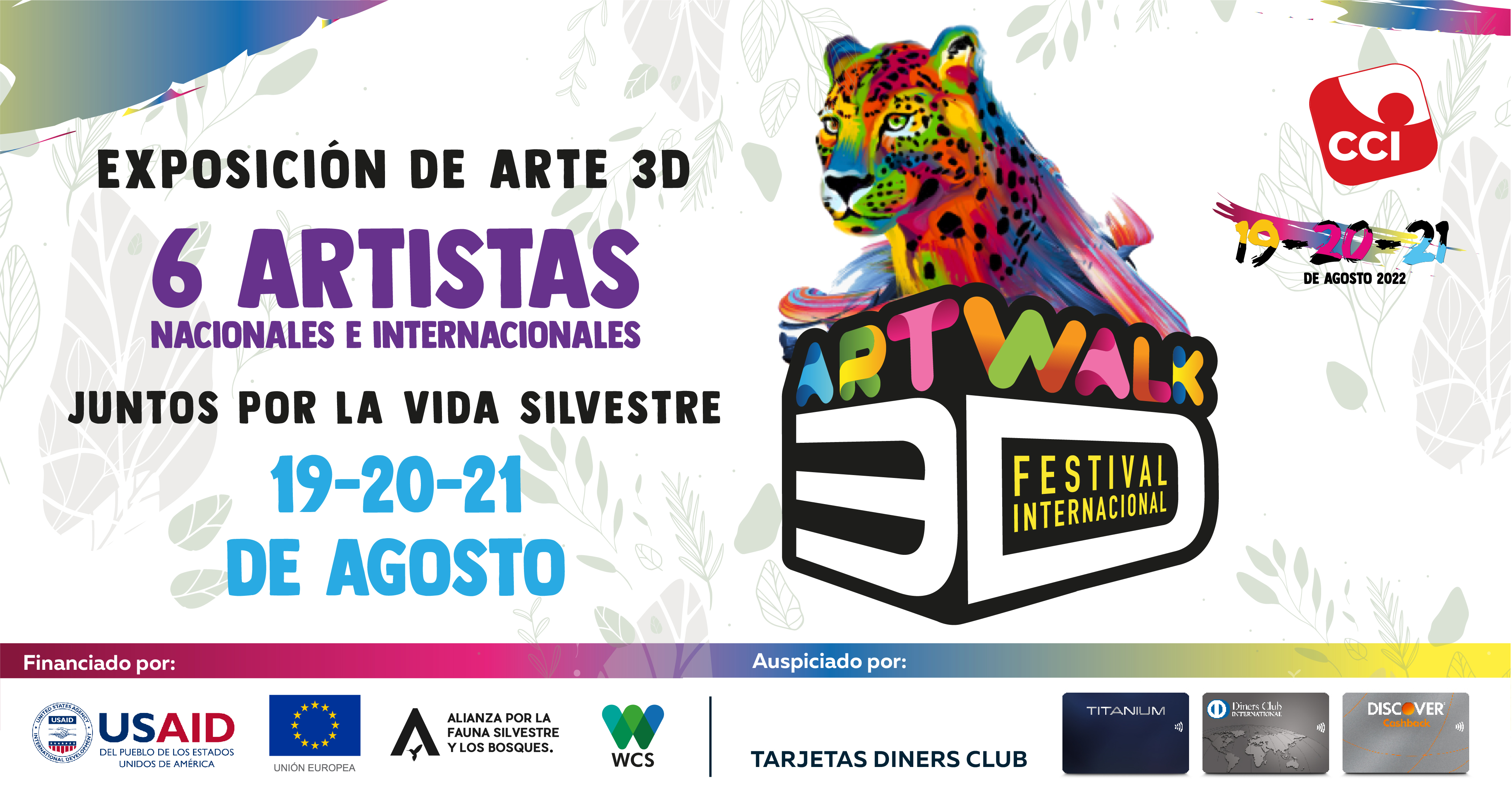 Art Walk 3D Festival Internacional, Arte y Biodiversidad en el CCI ...